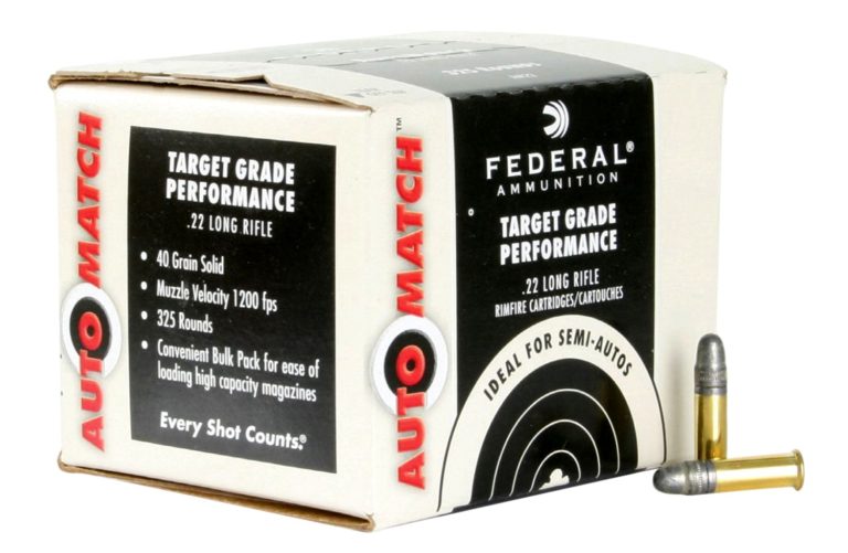 Federal Target AutoMatch .22LR, 40gr, RN, 325 Rounds – Liberty Guns