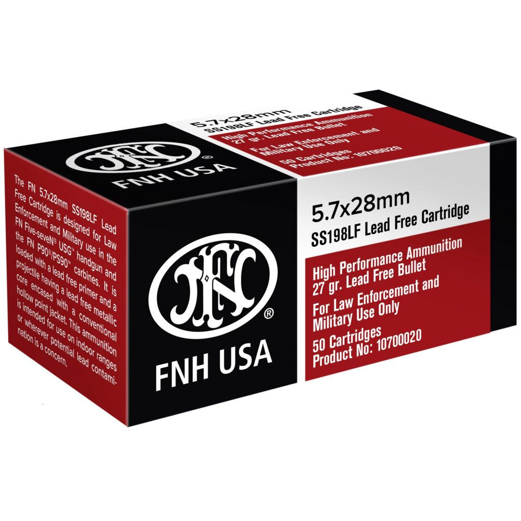 FNH SS198LF, 5.7x28mm, 27 Grain, JHP, 50 Round Box – Liberty Guns
