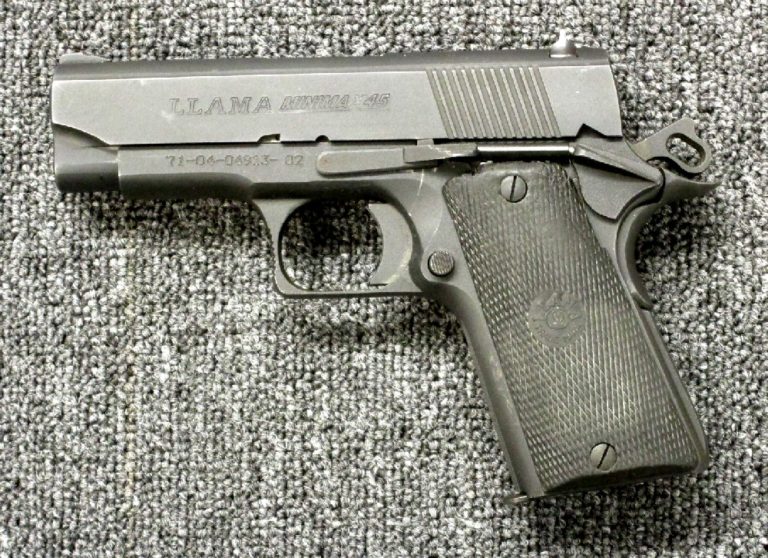 Preowned Llama 1911, .45 ACP, 3.5″ Barrel, 6 Rounds, 2 Magazines: Sold ...