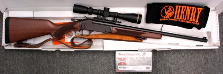 Preowned, Never Fired, Henry H015 Single-Shot Rifle, .45-70 Govt ...
