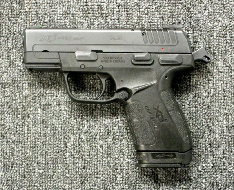 Preowned, Very Good Condition, Springfield XDE, DA/SA, Compact, .45 ACP ...