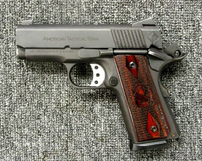 Preowned, Good Condition, ATI Titan 1911, .45 ACP, 3.1″ Barrel, 7+1 ...