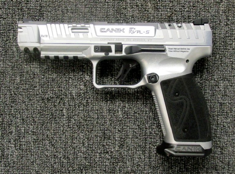 Preowned, Like New, Canik SFX Rival-S Steel-Framed Semi-Automatic Optics-Ready Pistol, 9mm, 5.2 ...