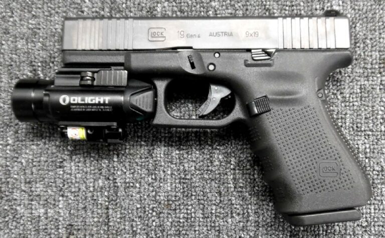 Preowned, Very Good Condition, Glock 19 Gen-4 Law Enforcement Compact ...